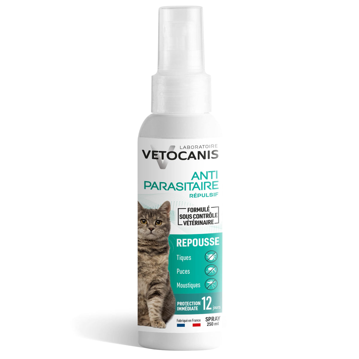 Anti-puce et anti-tique pour chat | Vetocanis