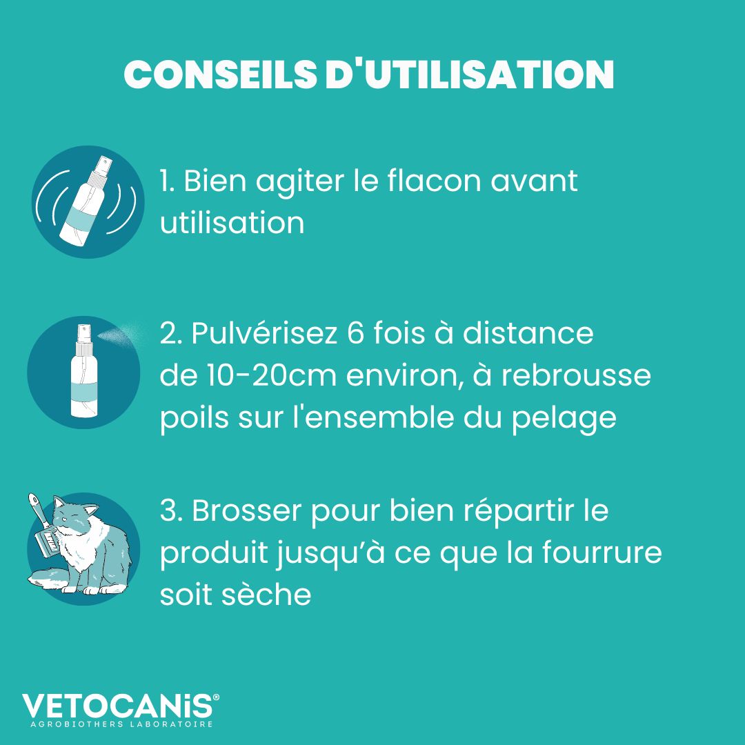 Spray Anti-puces pour Chat - Vétocanis – Vetocanis